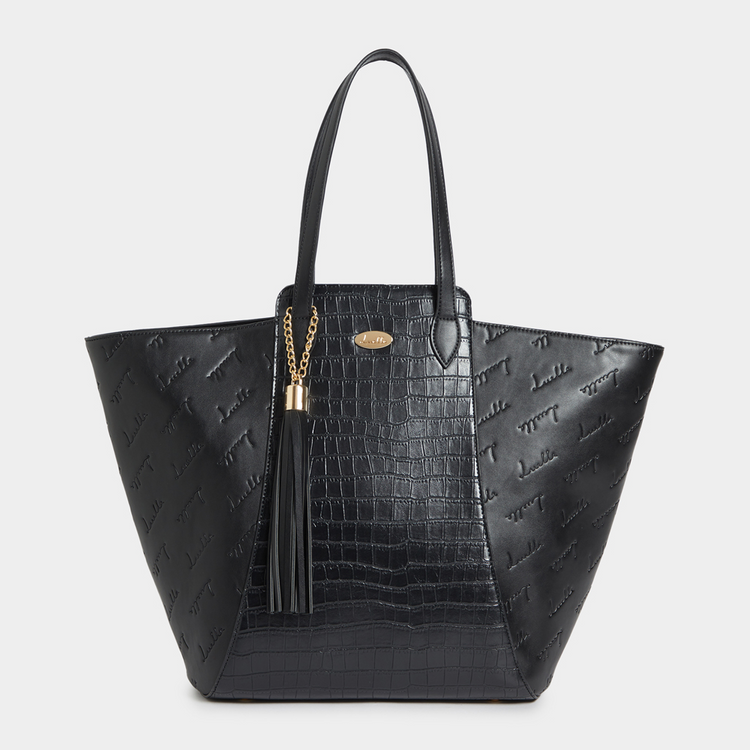 Luella Oversized Monogram Shopper Bag