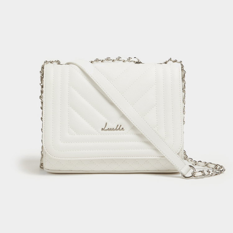 Luella Chain Strap Quilted Crossbody Bag