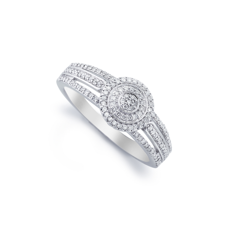 9ct Gold Carousel Diamond Ring