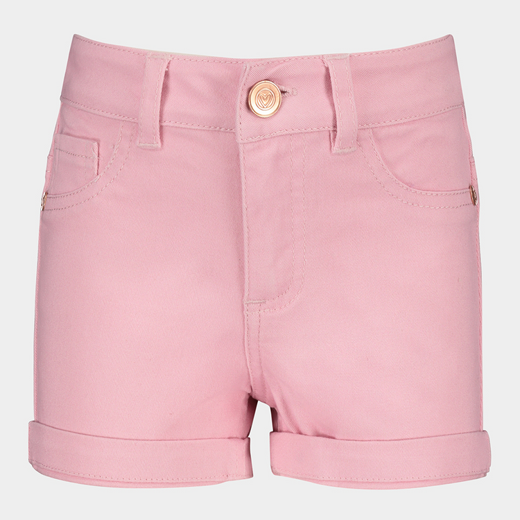 Younger Girl's Pink Twill Shorts