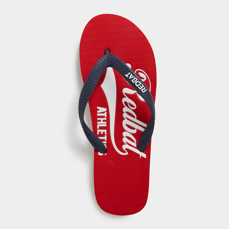Redbat Athletics Men's Red Flip Flop