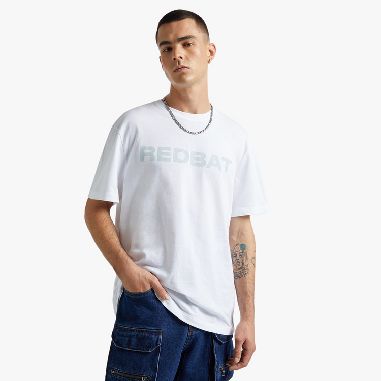 Redbat Classics Men's White Relaxed T-Shirt