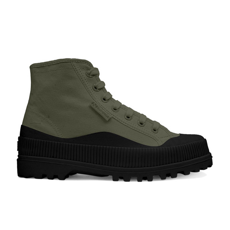 Men's Superga Foxing Mid Khaki/Black Boot