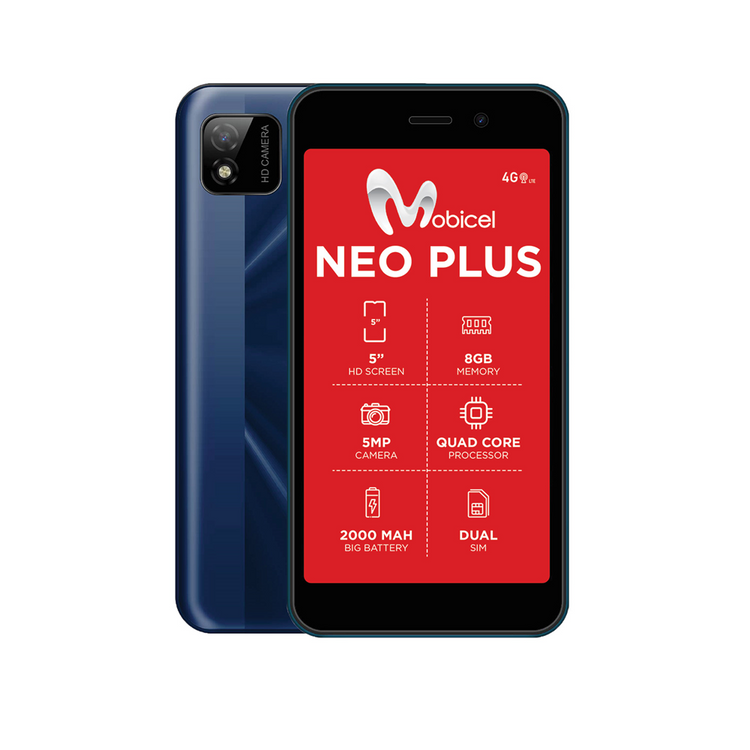 Mobicel Neo Plus Dual Sim Network Locked
